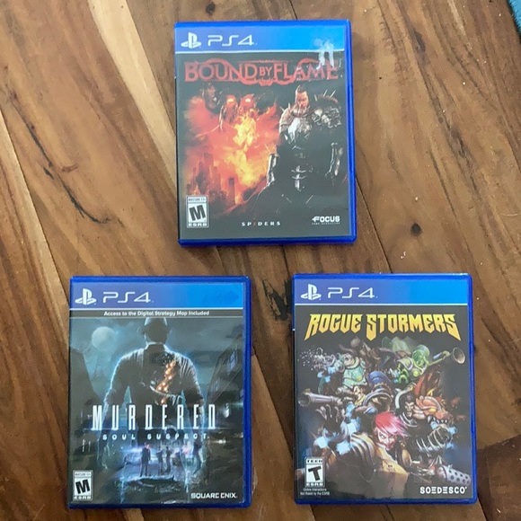 Toys | Ps4 3 Game Bundle 2 Mature Rating 1 Teen Rating | Poshmark